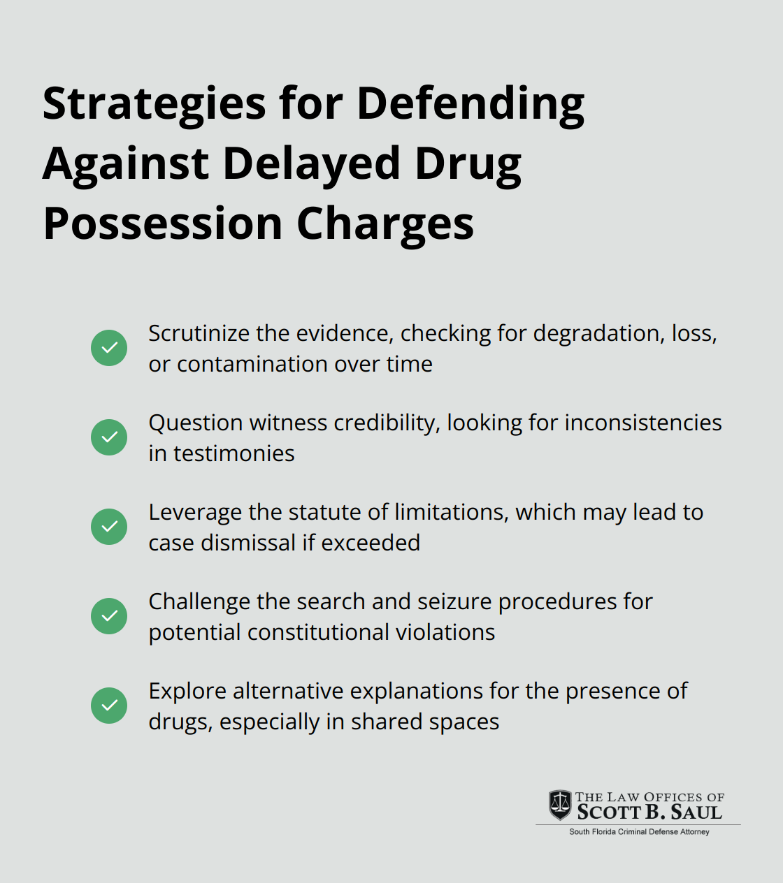Can You Be Charged with Drug Possession After the Fact? - Criminal Defense Lawyer Miami Dade